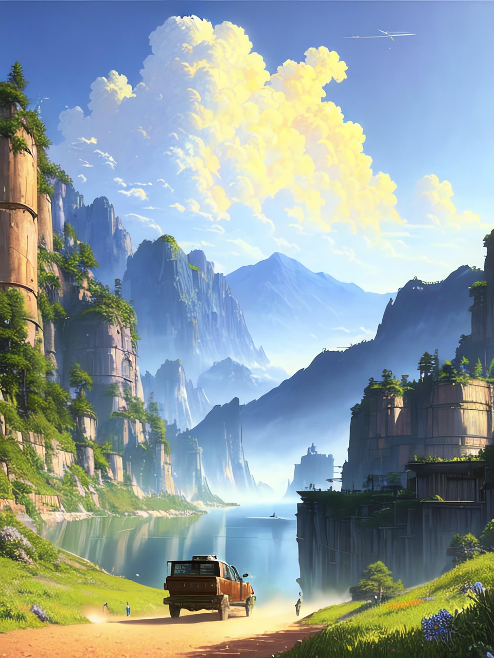 Download Adventure, Hiking, Landscape. Royalty-Free Stock Illustration ...
