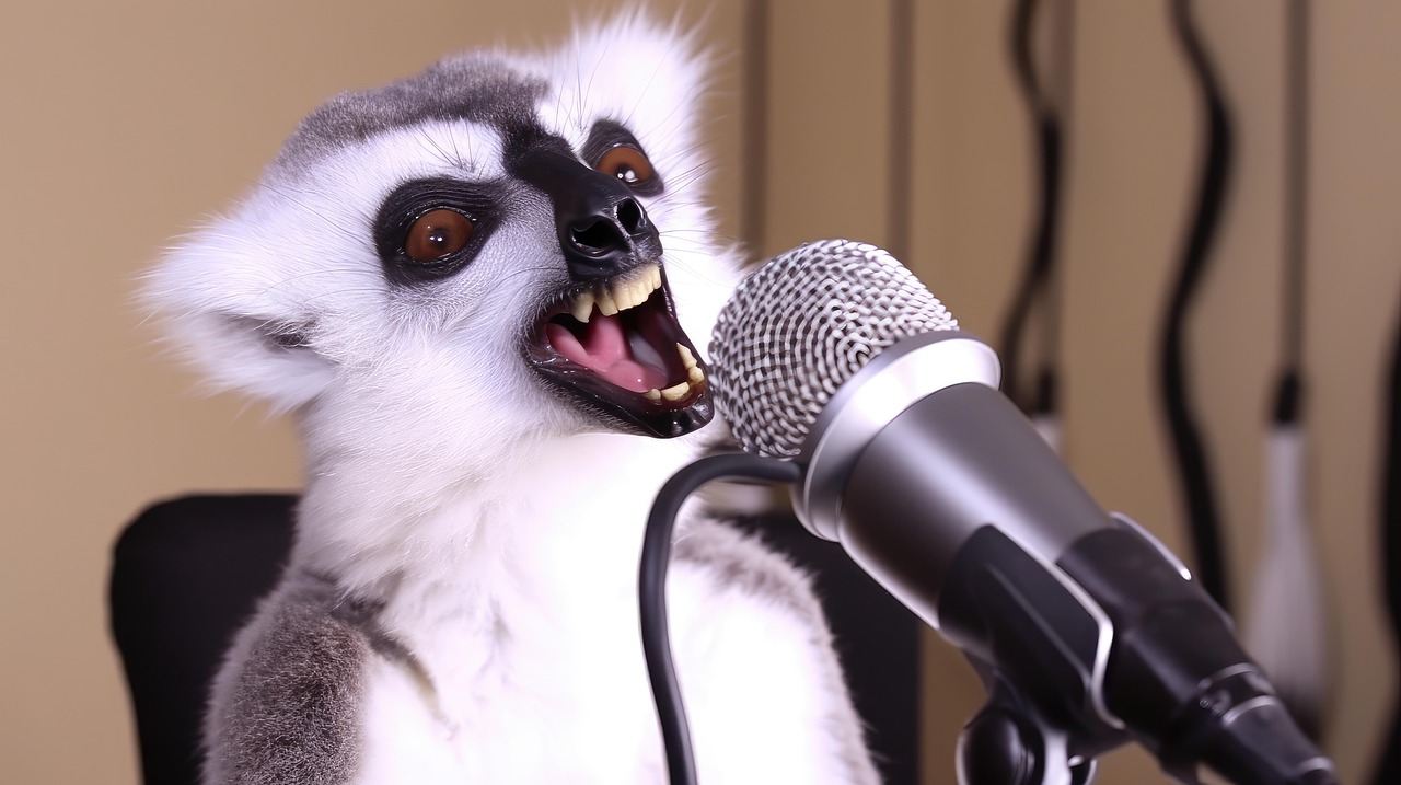 Download Ai Generated Lemur Music Royalty-Free Stock Illustration Image ...