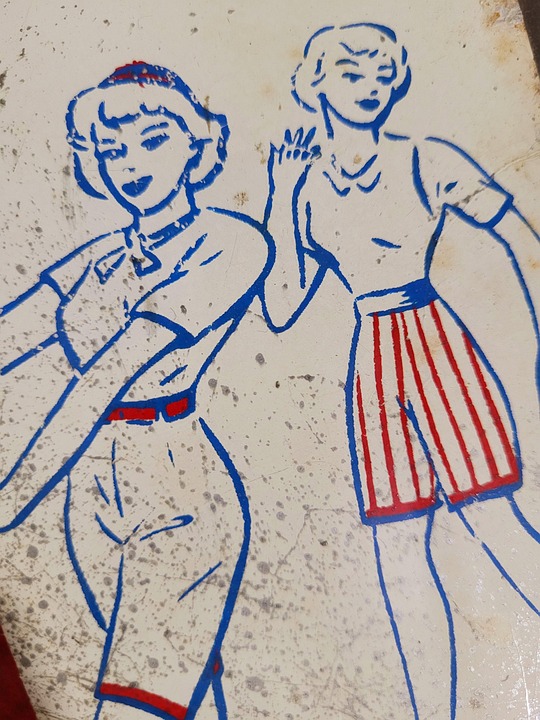 Metal Sign Retro Girls - Free photo on Pixabay - Pixabay