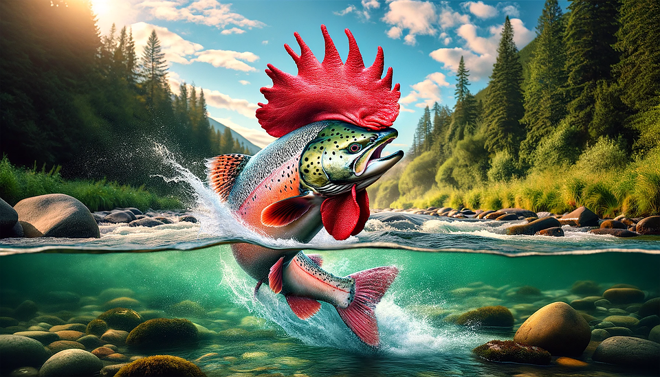 Download Crested Salmon, Salmon, The Fish. Royalty-Free Stock ...