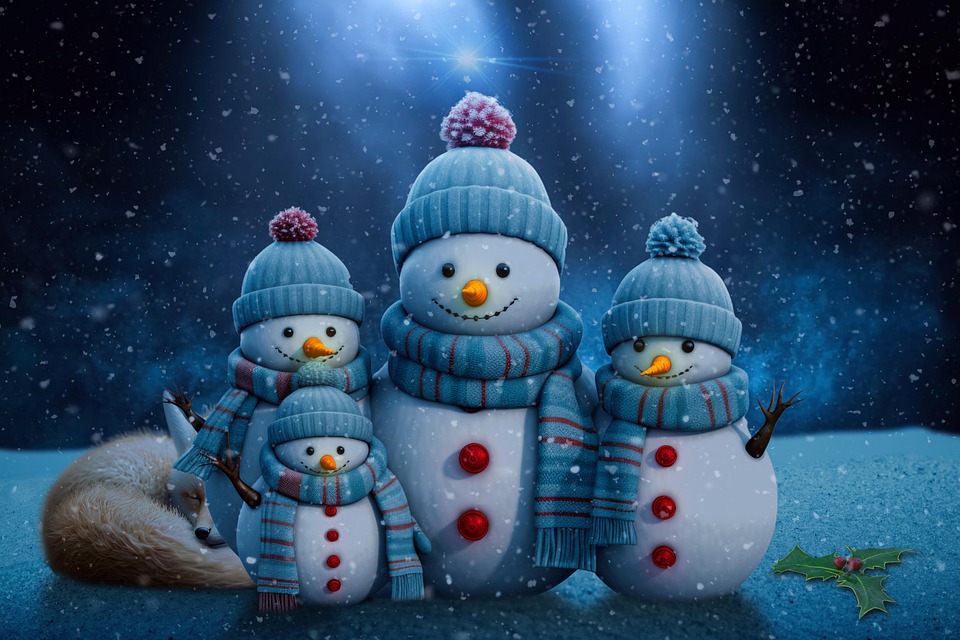 Download Snowman, Snow, Stars. Royalty-Free Stock Illustration Image ...