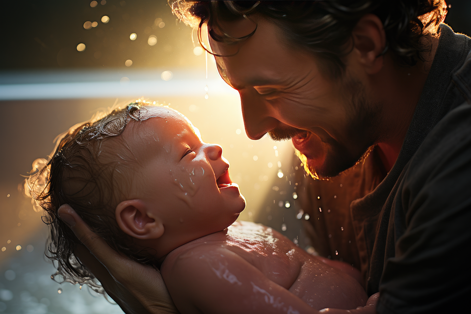Download Ai Generated, Baptism, Baby. Royalty-Free Stock Illustration ...