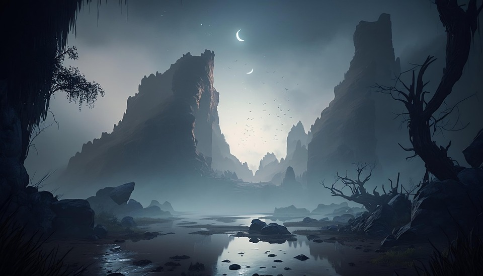 Download Ai Generated Swamp Fog Royalty-Free Stock Illustration Image ...