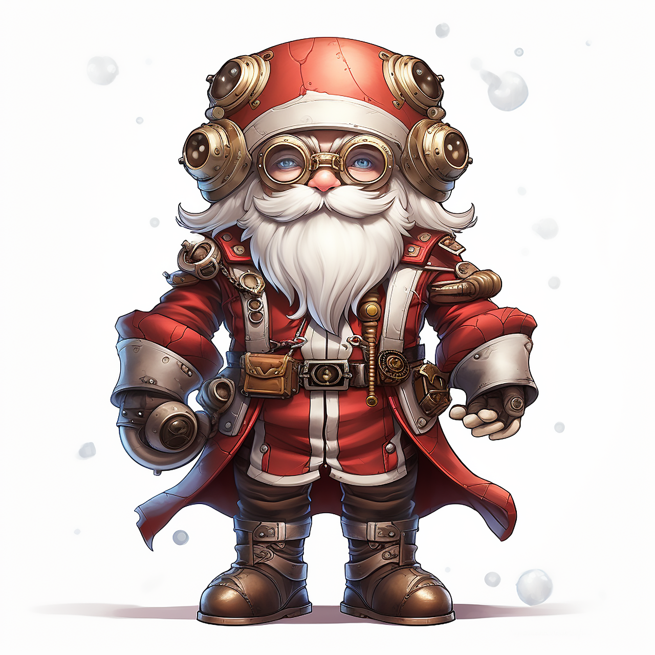 Download Ai Generated, Santa Claus, Steampunk. Royalty-Free Stock ...