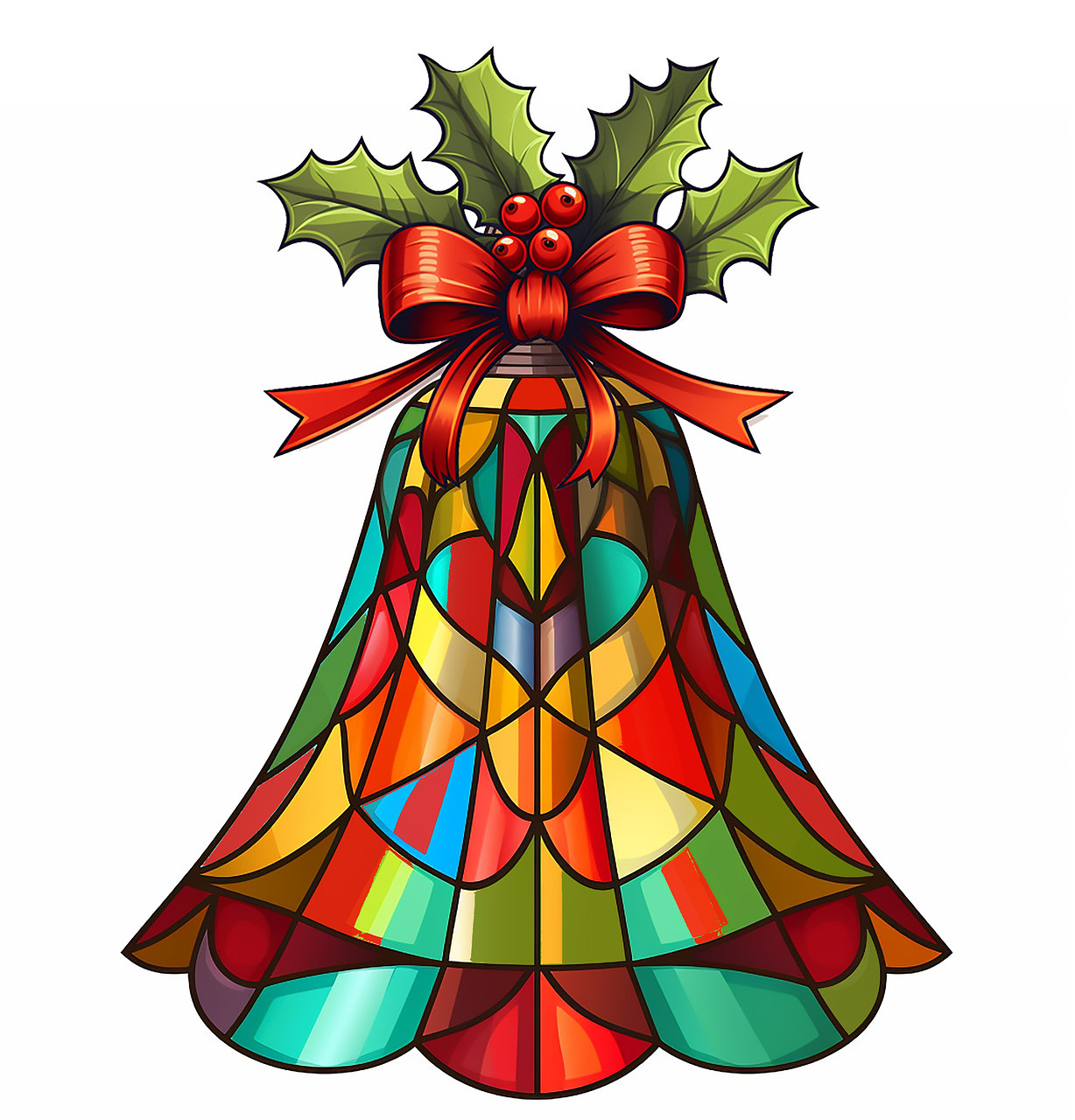 Download Ai Generated Bell Stained Glass Royalty Free Stock Illustration Image Pixabay