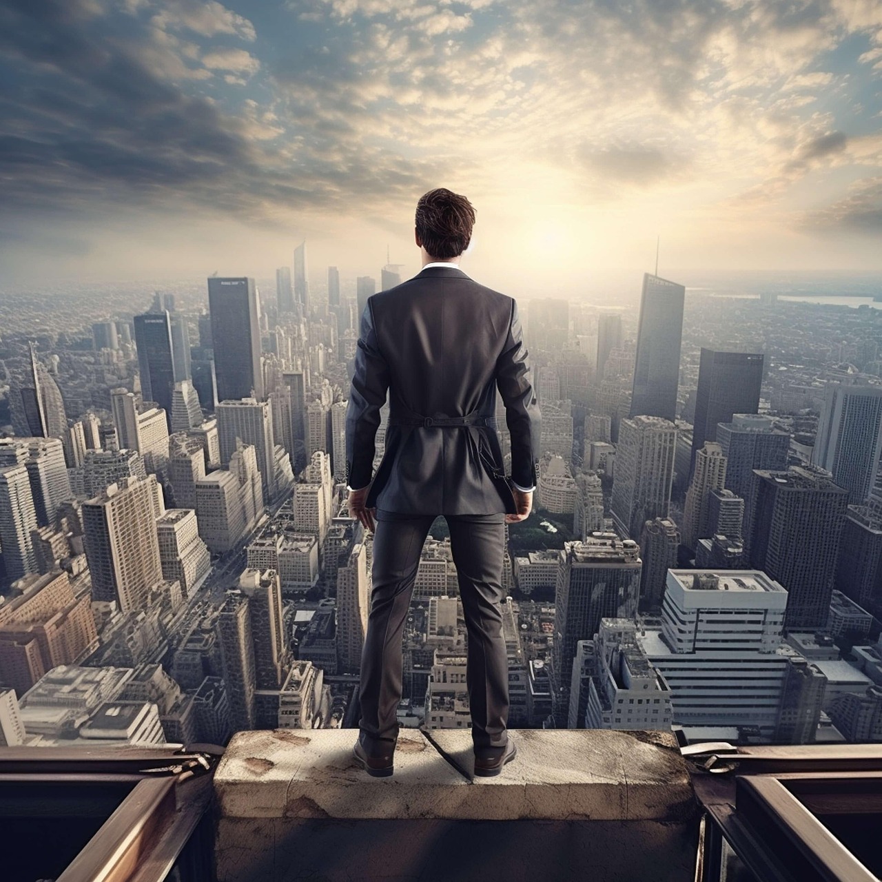 Download Ai Generated, Skyscrapers, Manager. Royalty-Free Stock ...
