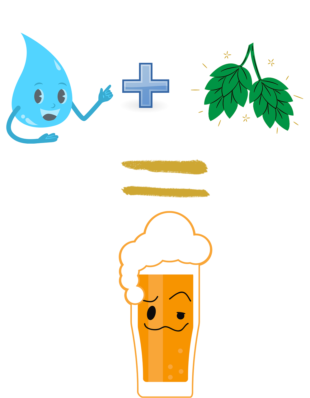 Download Beer, Water, Equation. Royalty-Free Stock Illustration Image ...