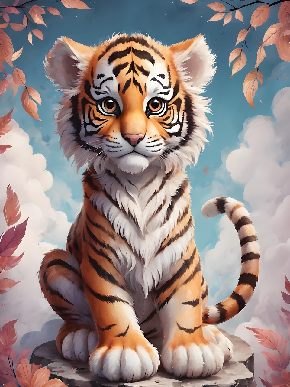 Download Ai Generated Tiger Animal Royalty-Free Stock Illustration ...