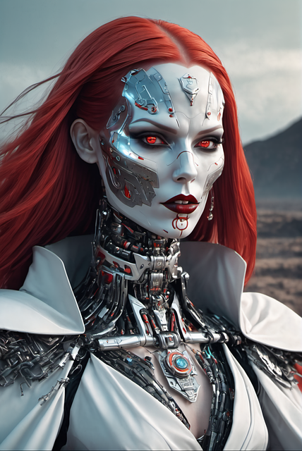 Download Ai Generated Vampire Cyborg Royalty-Free Stock Illustration ...