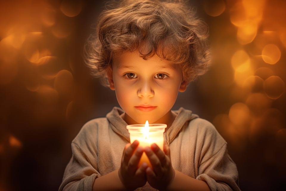 Download Child, Candle, Boy. Royalty-Free Stock Illustration Image ...