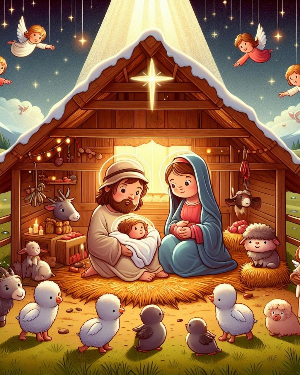 Más De 7 Imágenes Gratis De Nacimiento De Jesus Animado Y Navidad Pixabay