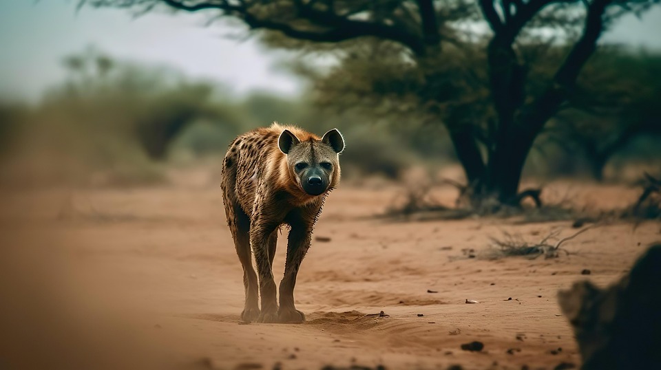 Download Ai Generated, Hyena, Predator. Royalty-Free Stock Illustration ...