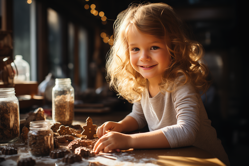 Download Girl, Child, Cookies. Royalty-Free Stock Illustration Image ...