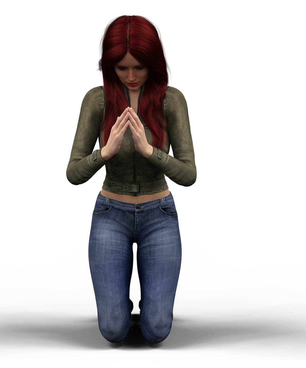 Download Praying Woman, Isolated, Prayer. Royalty-Free Stock ...