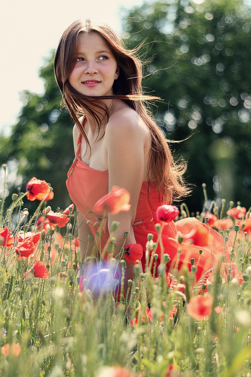 Woman Beauty Flowers - Free photo on Pixabay
