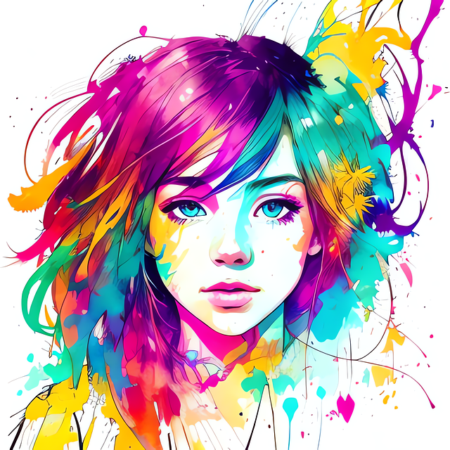 Download Girl, Colorful, Concept. Royalty-Free Stock Illustration Image ...