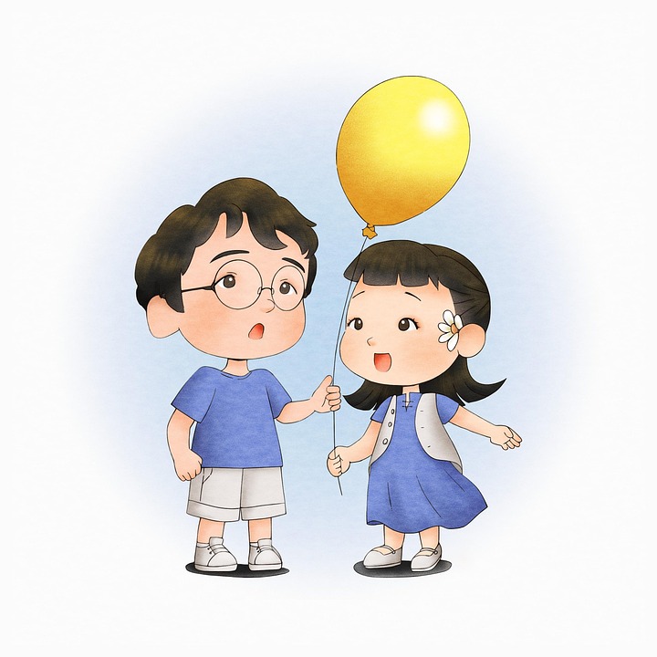 Download Cartoon, Kid, Balloon. Royalty-Free Stock Illustration Image ...