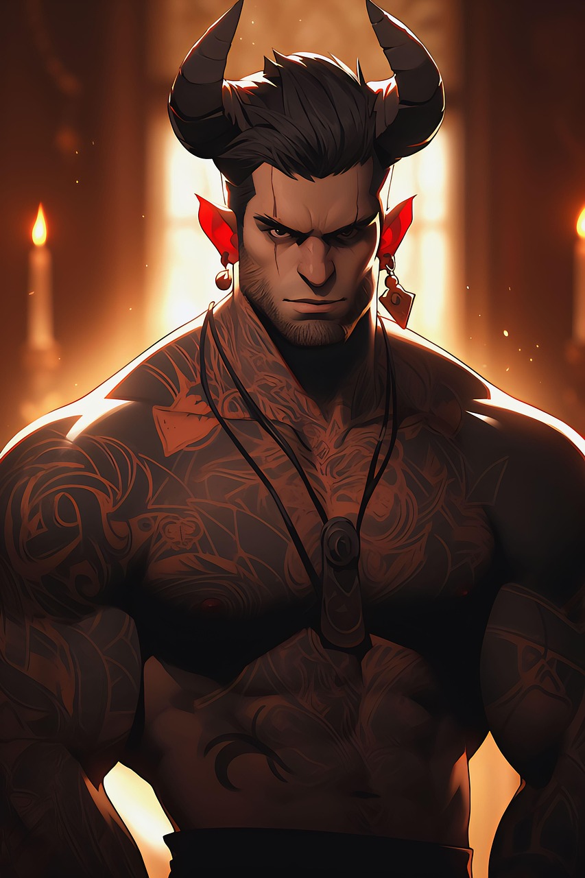 Demon Anime Kerel Met Hoorns Samurai Oni Mask: Cosplay Latex Anime