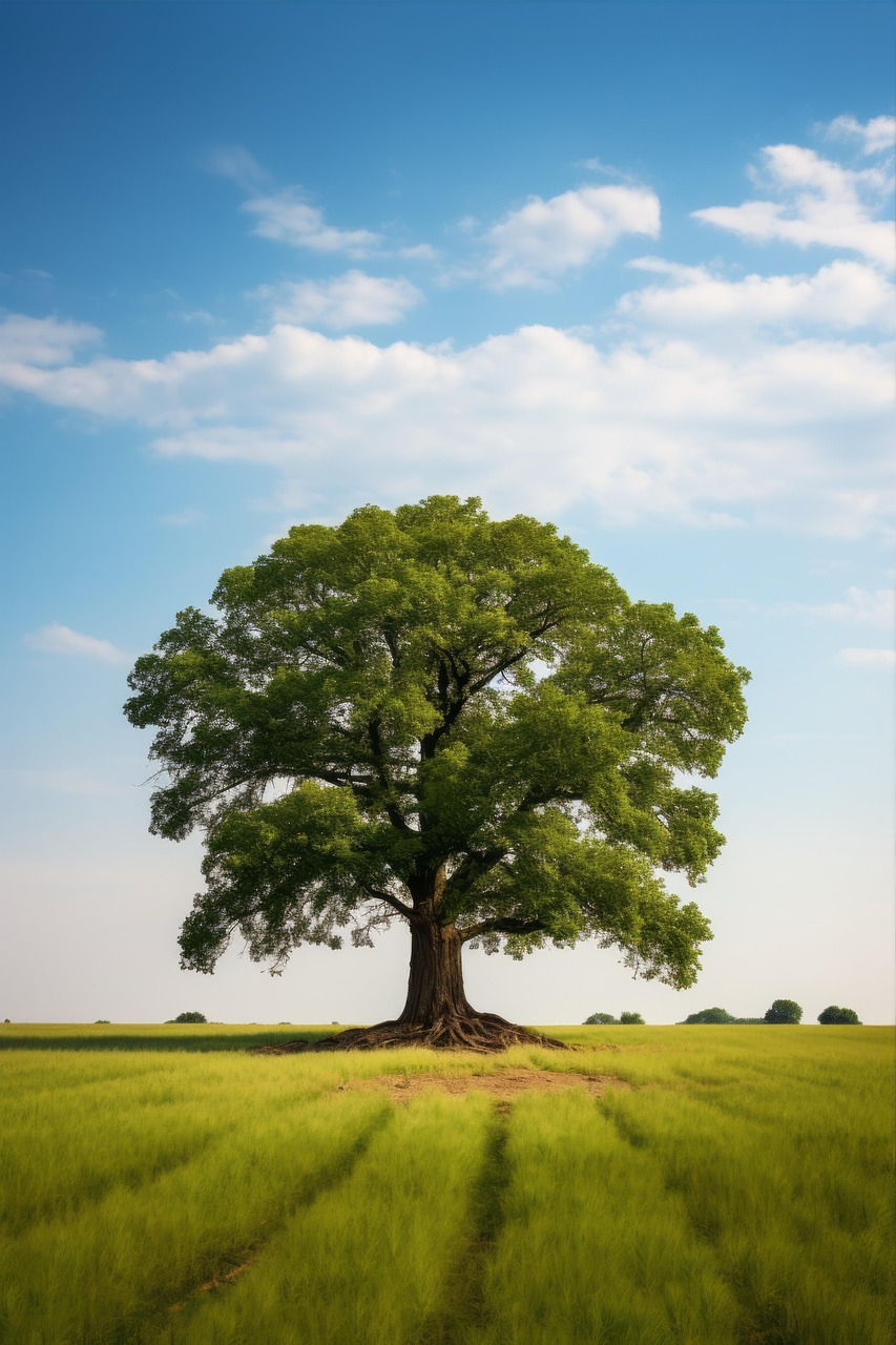 Download Ai Generated Tree Field Royalty-Free Stock Illustration Image ...