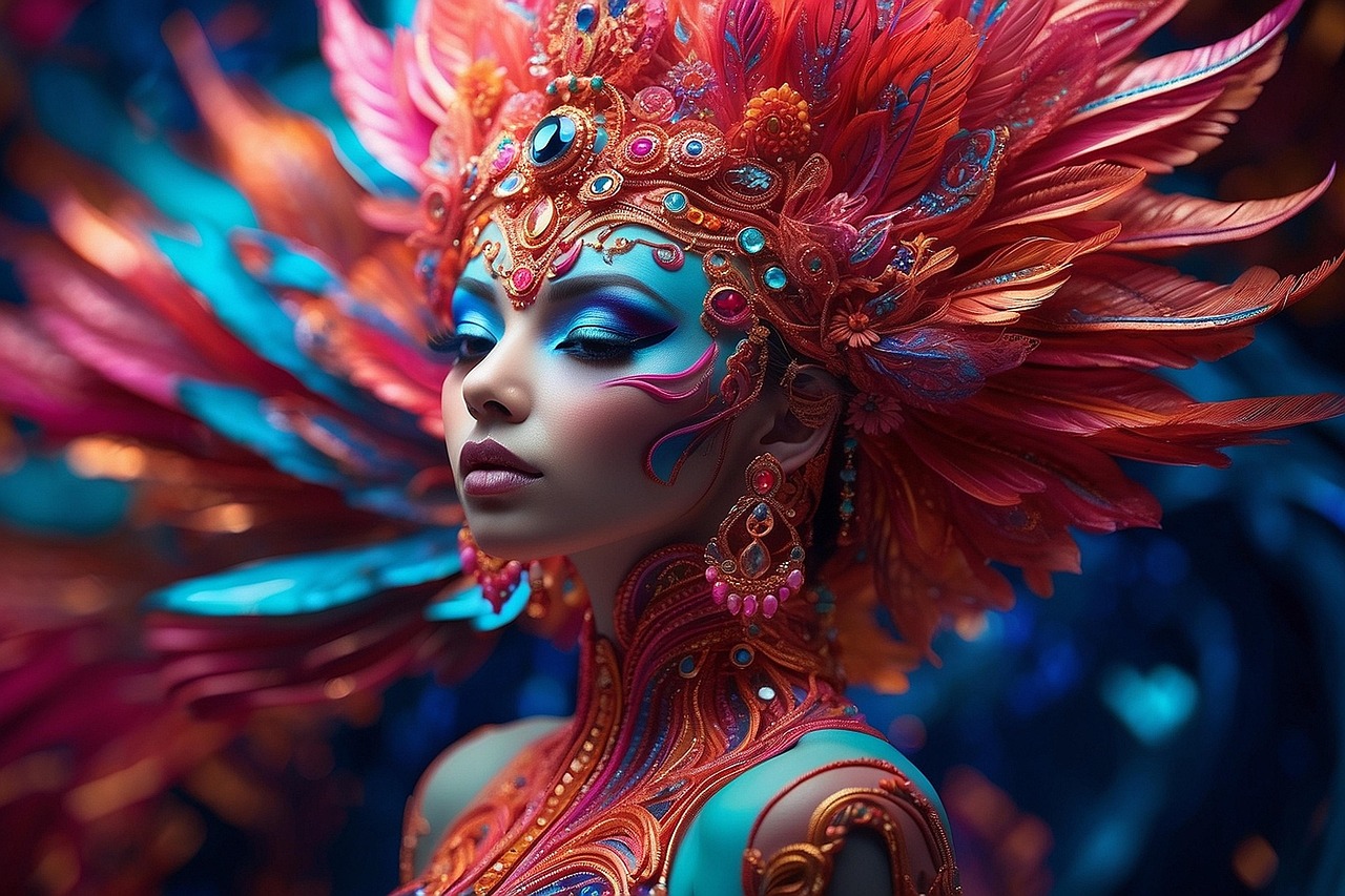 Download Ai Generated Woman Feathers Royalty-Free Stock Illustration Image - Pixabay