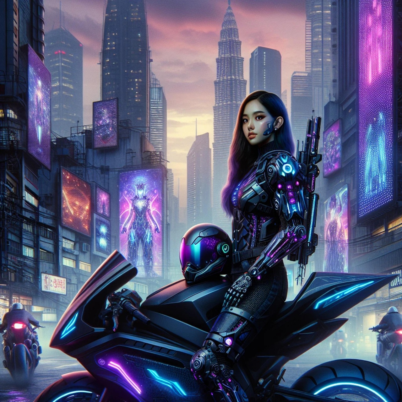 Download Cyberpunk, Future, City. Royalty-Free Stock Illustration Image - Pixabay