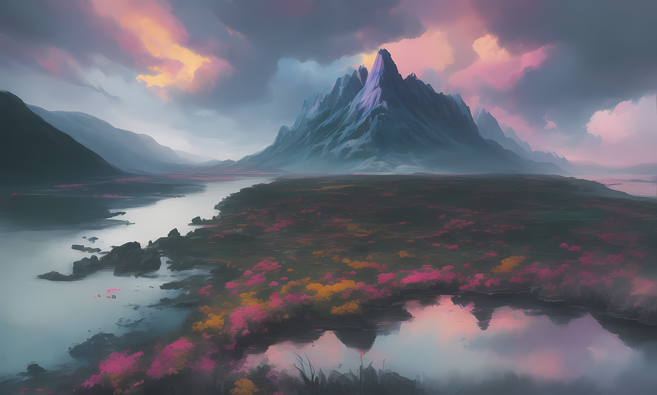 Download Landscape, Nature, Painted. Royalty-Free Stock Illustration ...