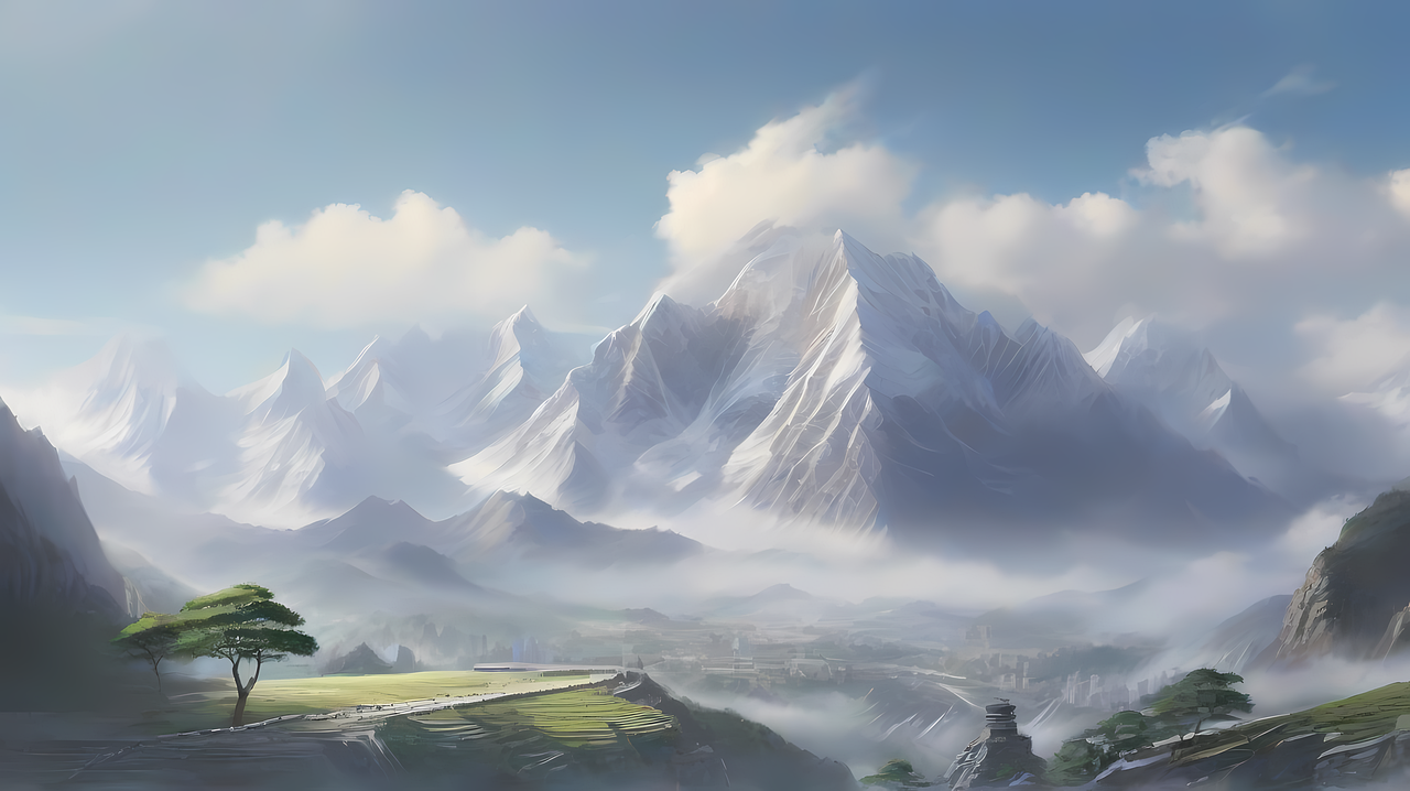 Download Landscape, Nature, Painted. Royalty-Free Stock Illustration ...