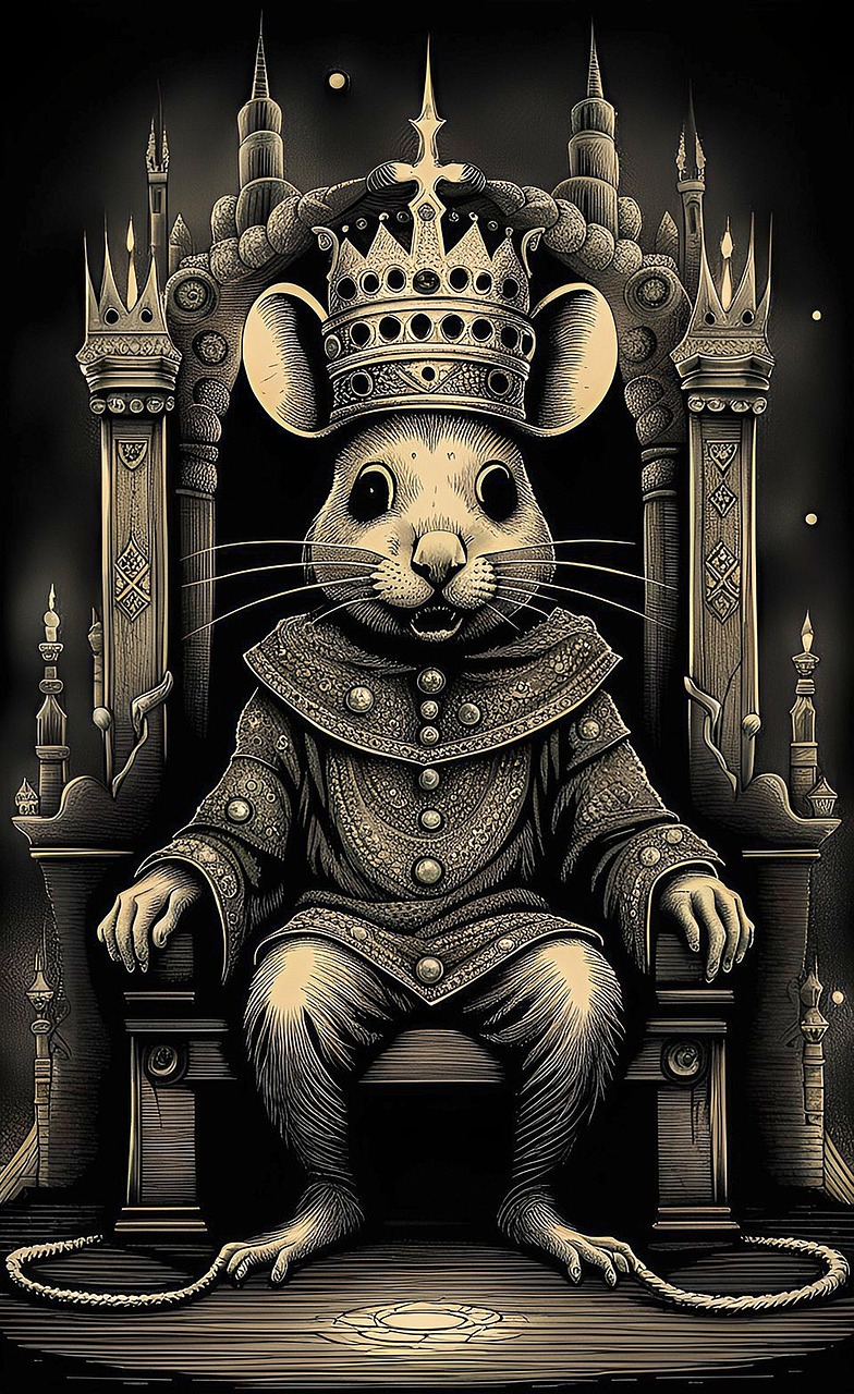 Download Mouse, Crown, Throne. Royalty-Free Stock Illustration Image ...