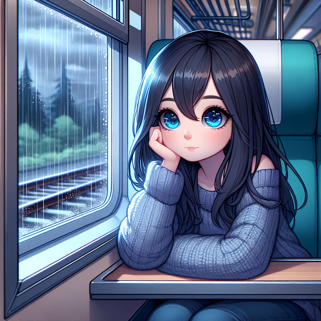 Download Girl, Train, Non. Royalty-Free Stock Illustration Image - Pixabay