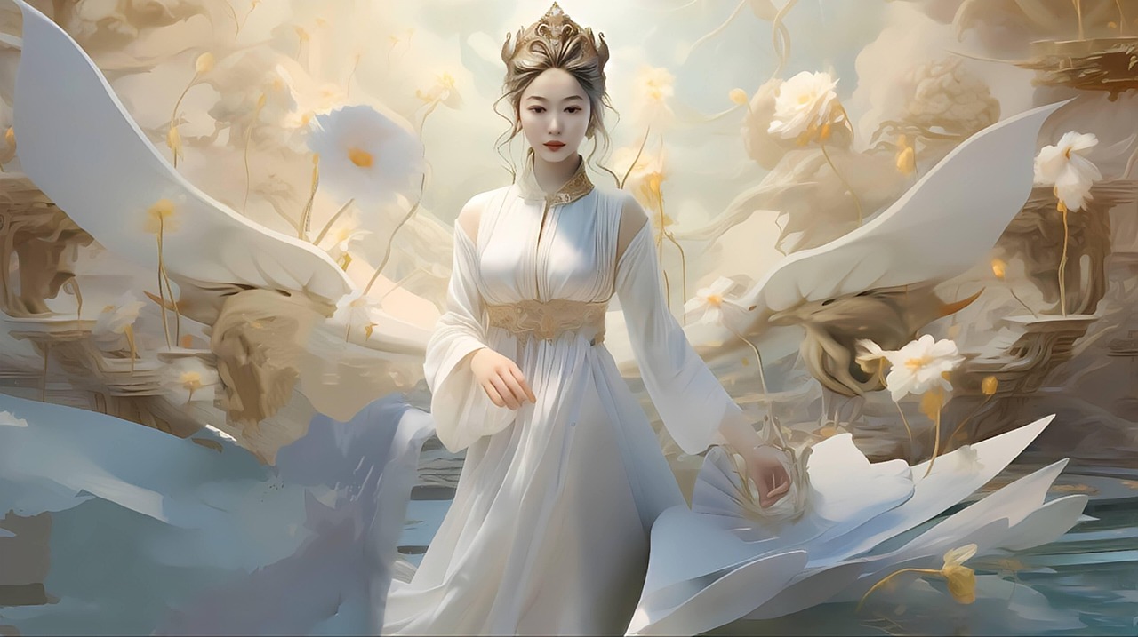 Download Goddess Heavenly Maiden Royalty-Free Stock Illustration Image ...