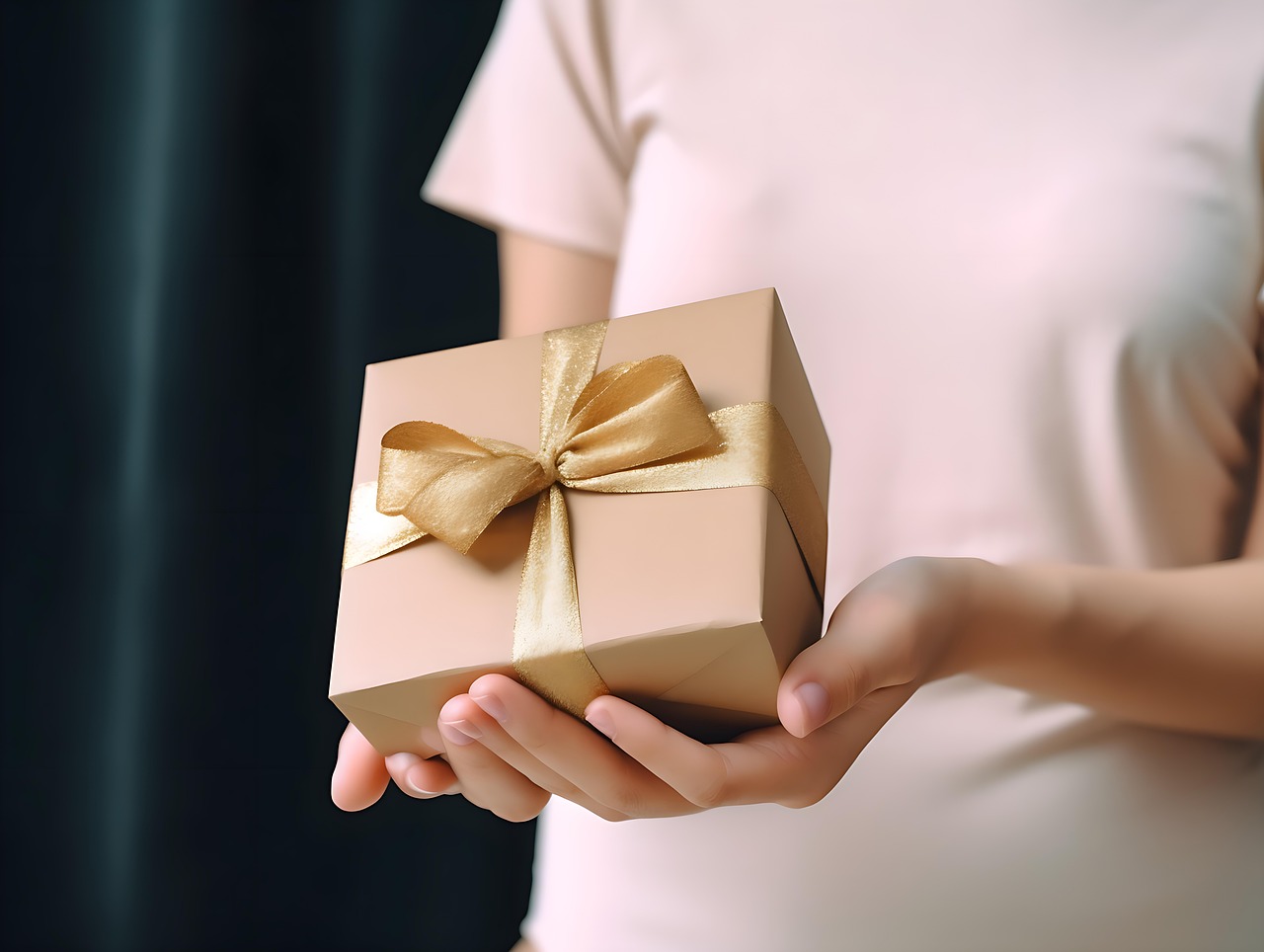 Download Woman Hand, Gift, Brown. Royalty-Free Stock Illustration Image ...