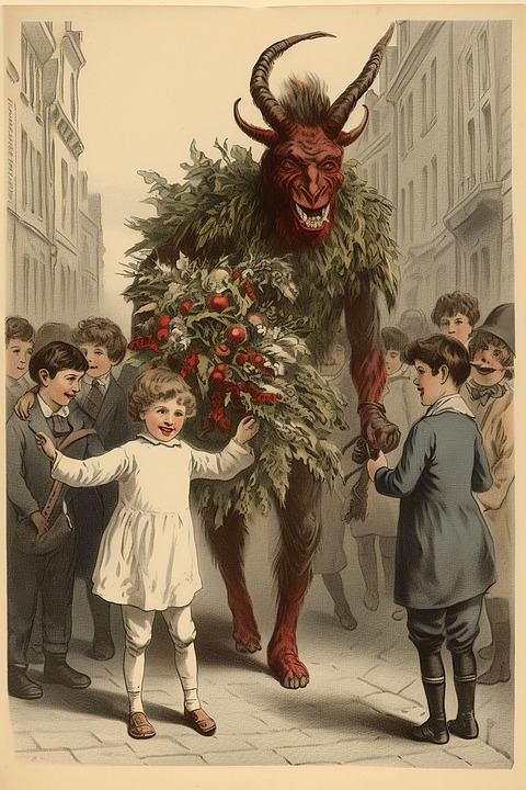 Download Evil Wishes, Festive Humor, Demonic Greetings. Royalty-Free ...