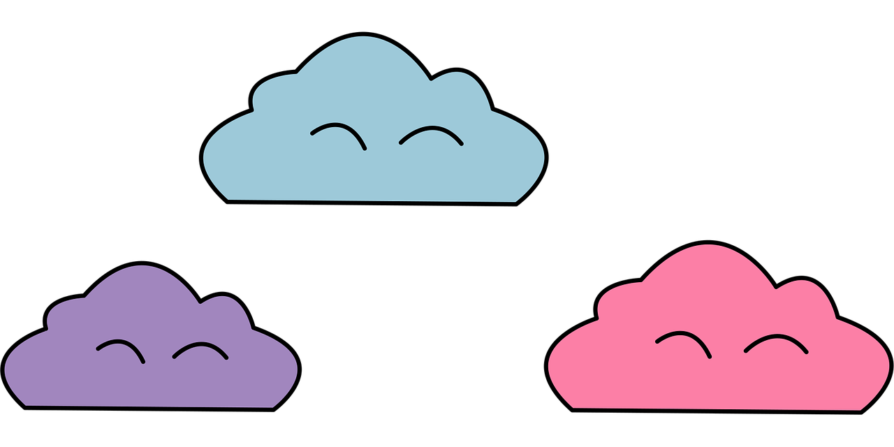 Download Clouds, Cute, Kawaii. Royalty-Free Vector Graphic - Pixabay