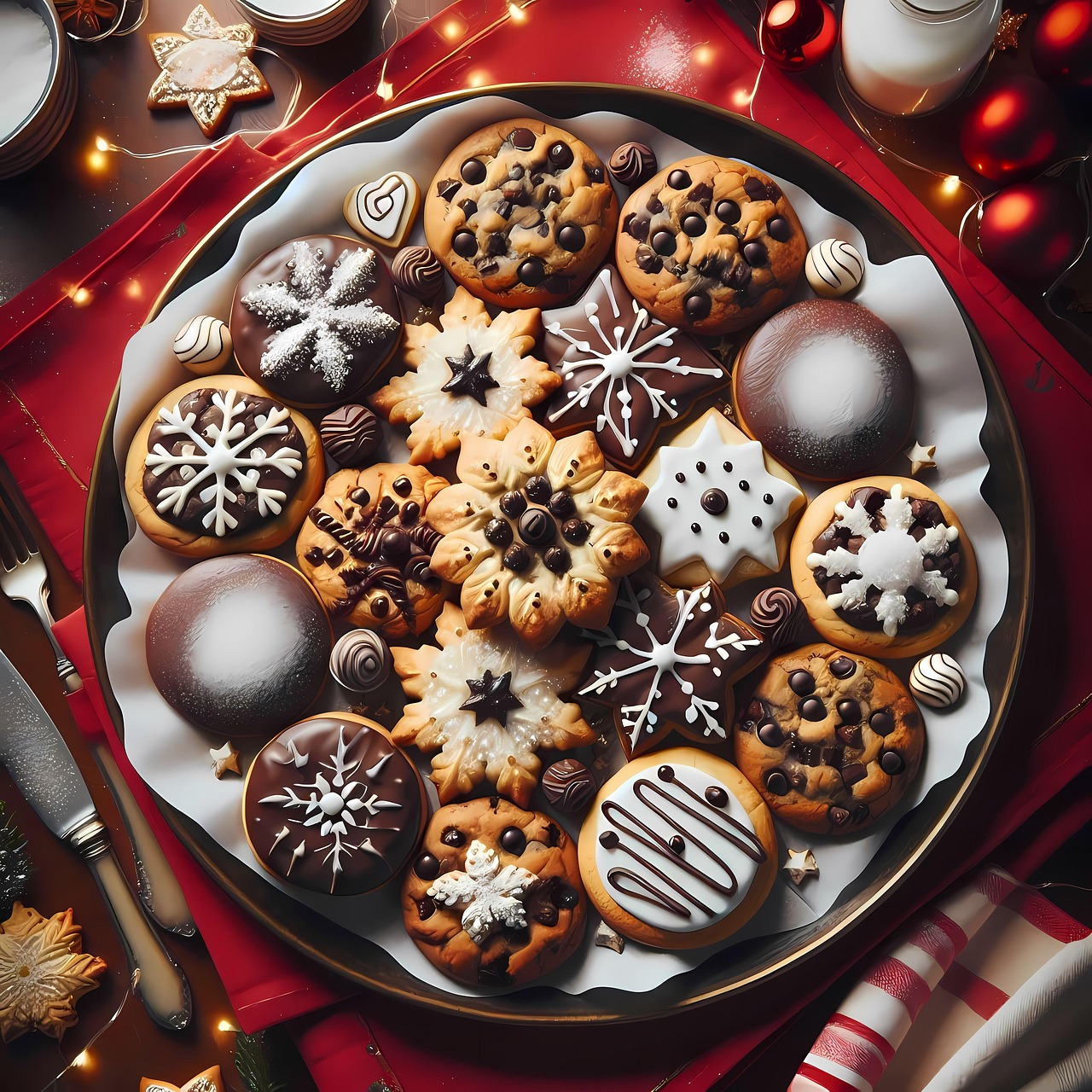 Download Ai Generated, Cookies, Biscuits. Royalty-Free Stock ...