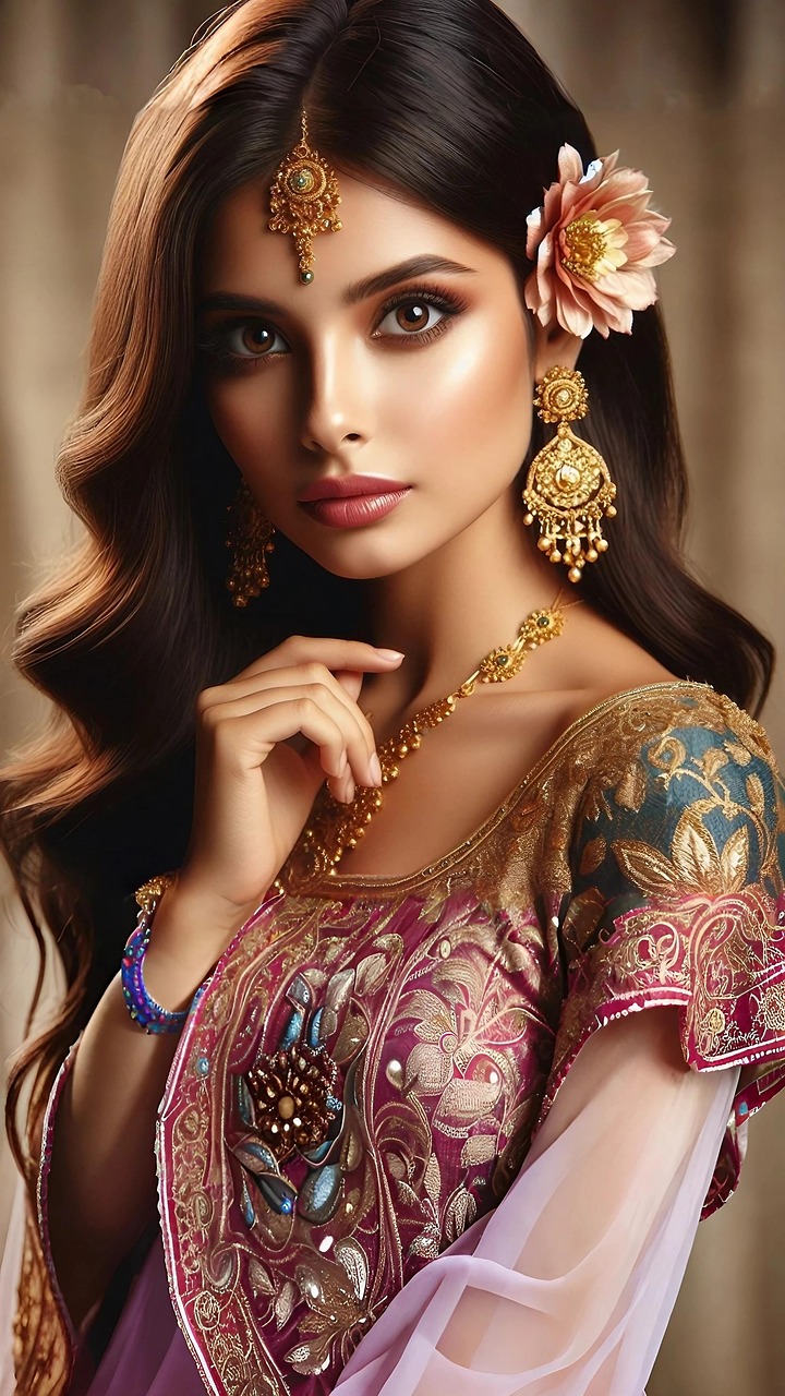 Woman Flower Necklace - Free photo on Pixabay