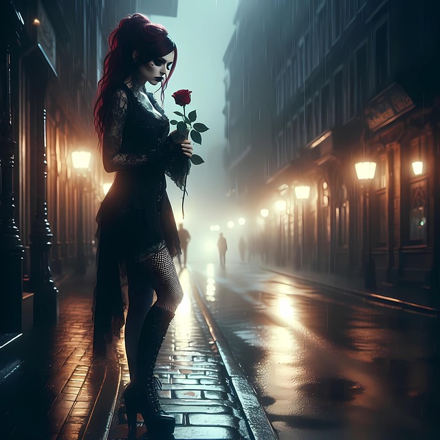 Download Woman Punk Rain Royalty-Free Stock Illustration Image - Pixabay