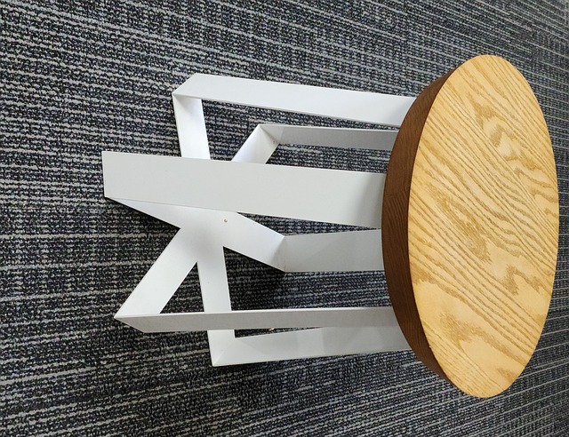 Round Wooden Topped Stool White - Free photo on Pixabay - Pixabay