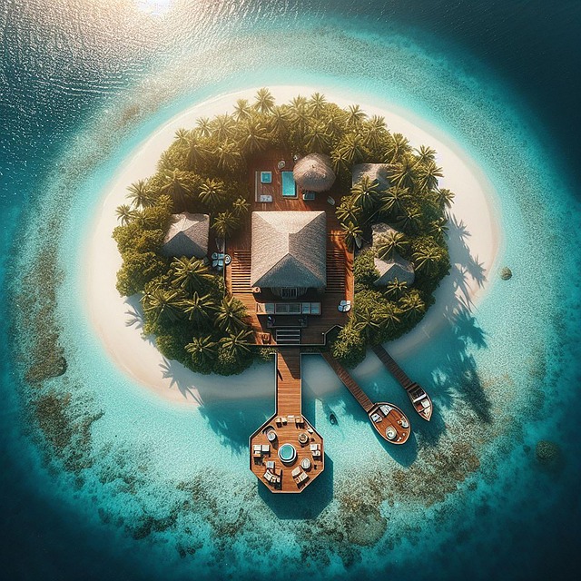 Download Ai Generated Beach Island Royalty-Free Stock Illustration ...