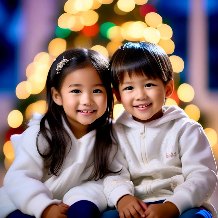 Download Ai Generated, Children, Tree. Royalty-Free Stock Illustration ...