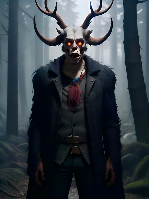 Download Ai Generated Wendigo Mythical Creatures Royalty-Free Stock ...