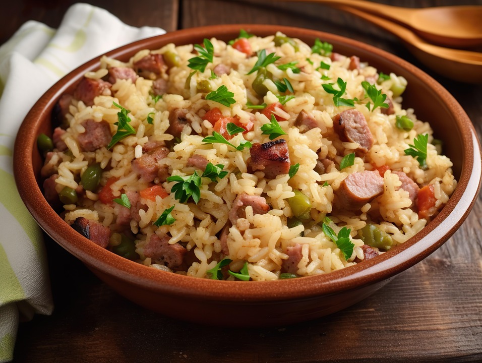 Download Arroz Carreteiro, Brazilian Cuisine, Rice Dish. Royalty-Free ...