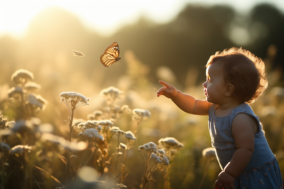 Download Small Child, Wonder, Nature. Royalty-Free Stock Illustration ...