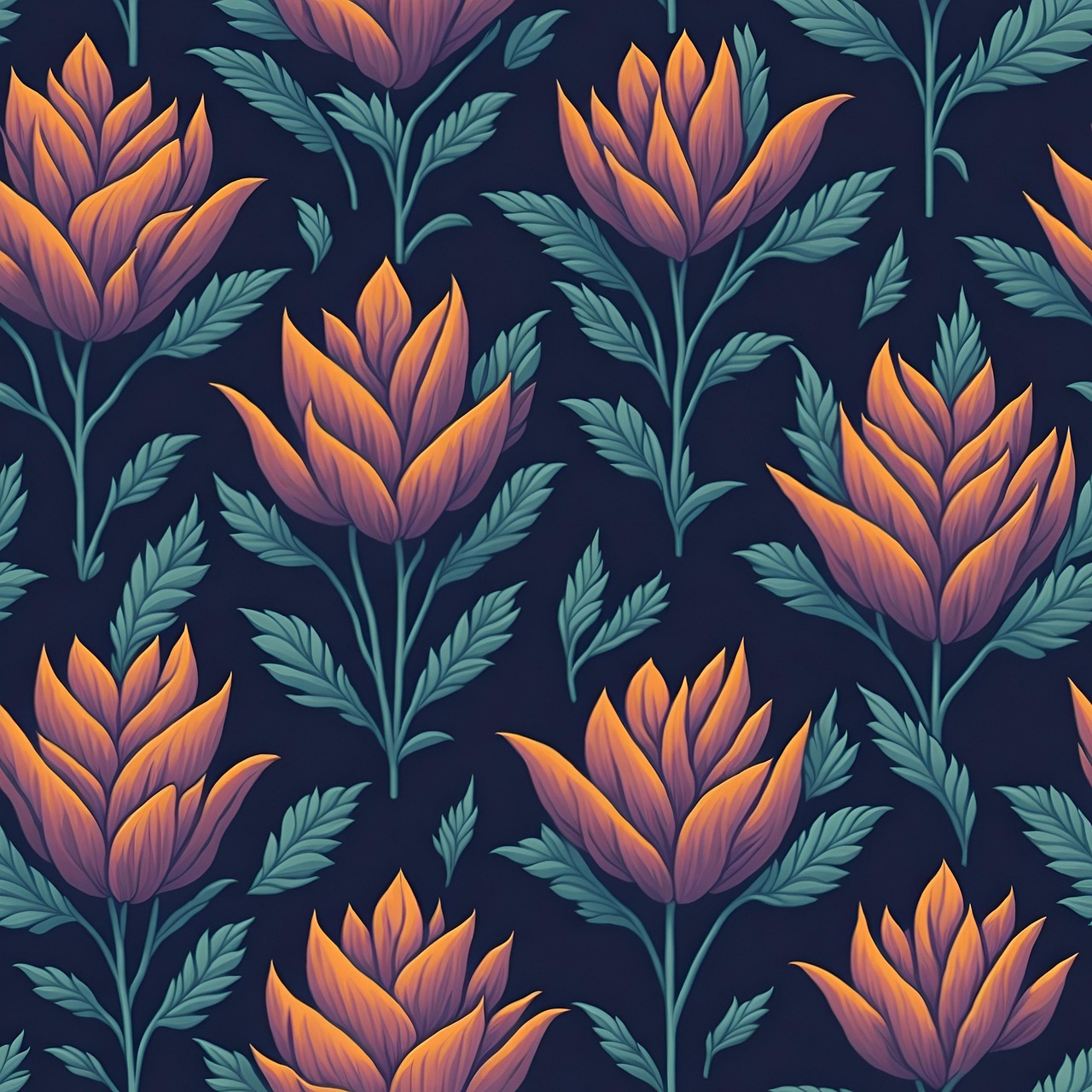 Download Flowers Pattern Plants Royalty-Free Stock Illustration Image ...