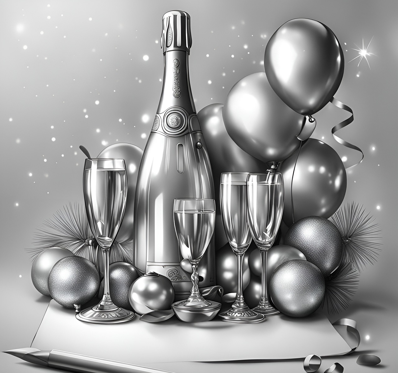 Nyttårsaften Feiring Champagne - Gratis bilde på Pixabay - Pixabay