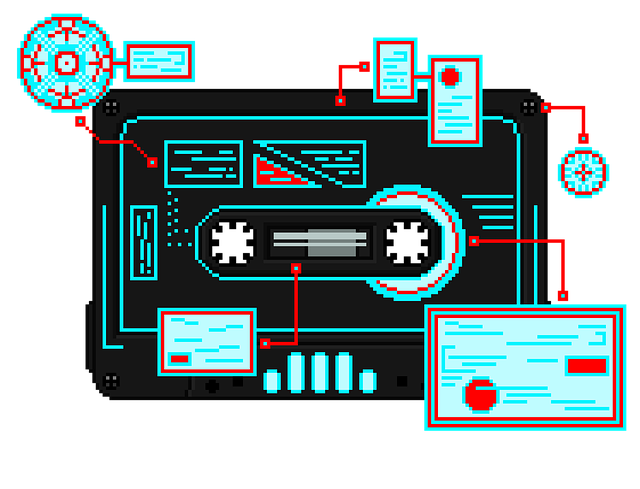 Download Pixel Art, Pixel, Cassette. Royalty-Free Stock Illustration ...