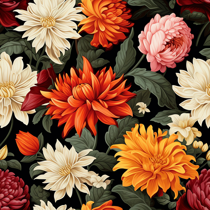 Download Ai Generated, Flowers, Pattern. Royalty-Free Stock ...
