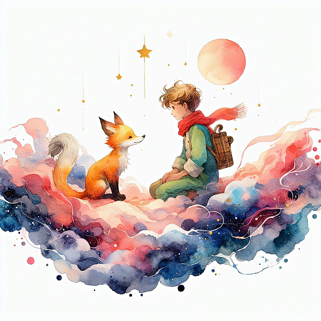 El Principito Acuarela Fox - Imagen gratis en Pixabay - Pixabay