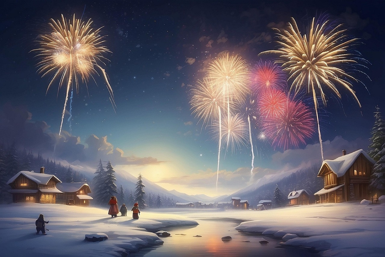 Ai Generiert Feuerwerk Frohes - Kostenloses Bild auf Pixabay - Pixabay