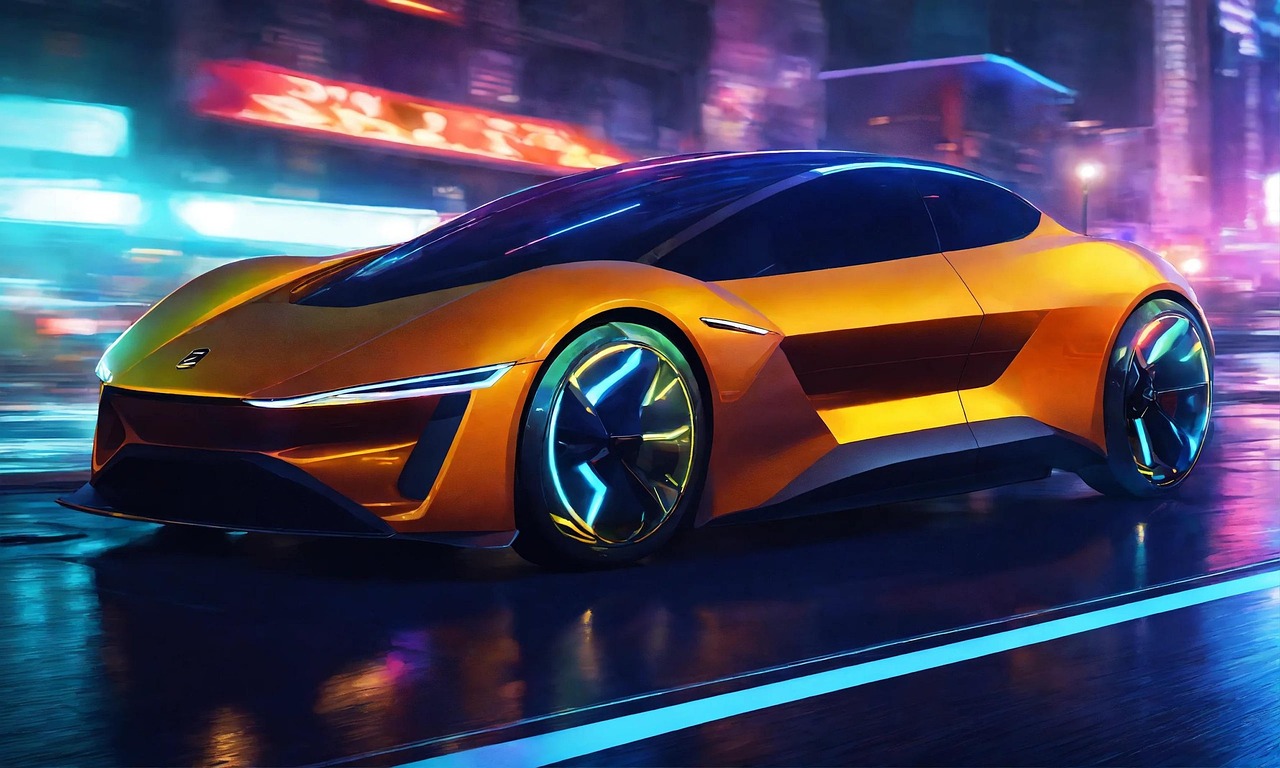 Download Electric Car, Automobile, Abstract. Royalty-Free Stock ...