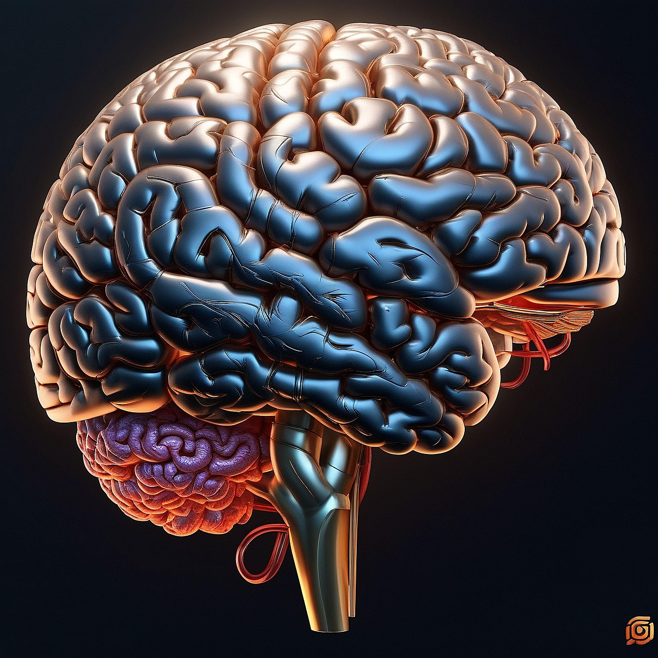 Download Human Brain Isolated Royalty-Free Stock Illustration Image ...